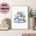 Set of 12, Unicorn Watercolor Clipart, Unicorn Сlip Art, Unicorn Png ...