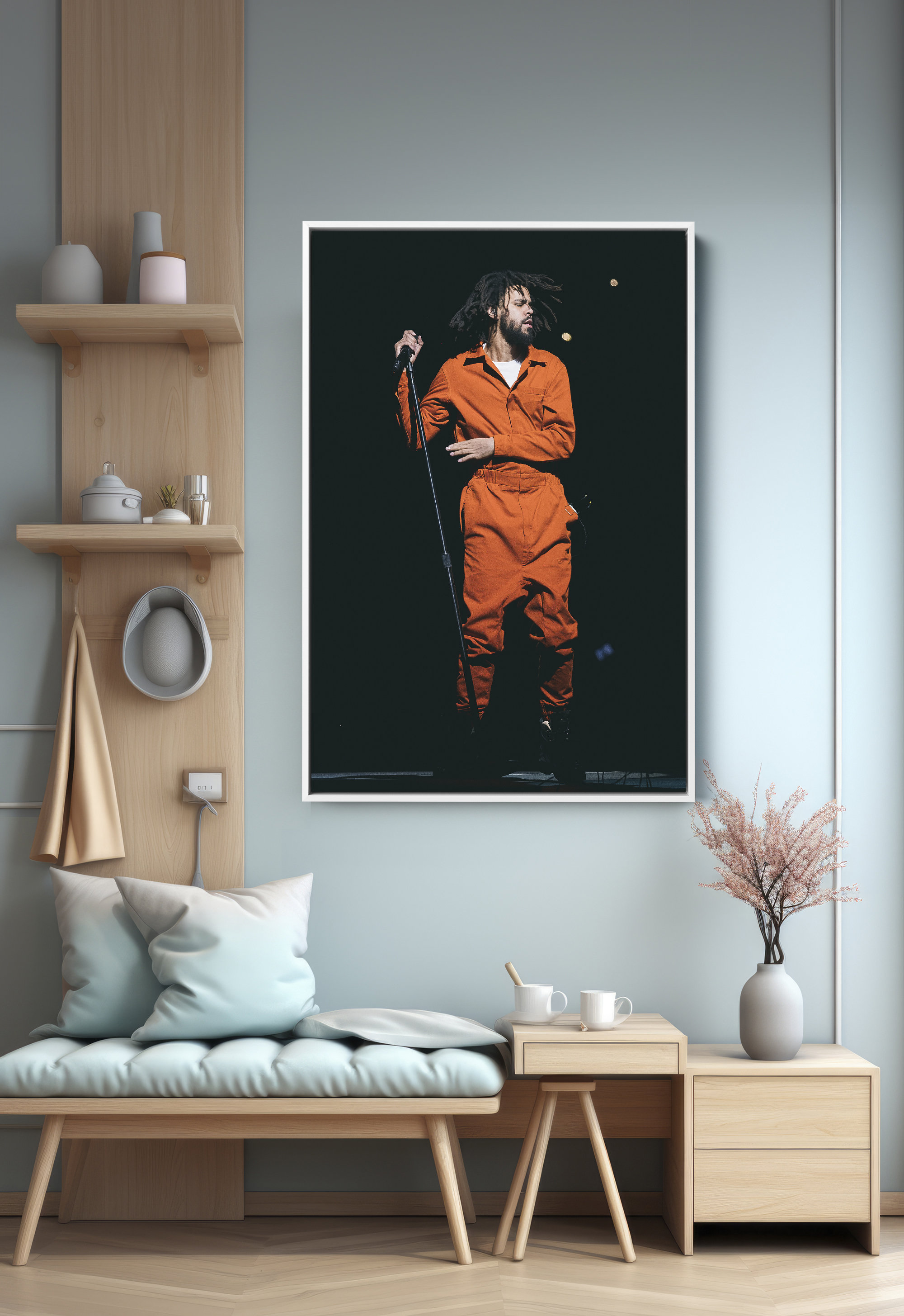 J Cole Live Performance Leinwand Wandkunst, Jermaine Lamarr Cole ...