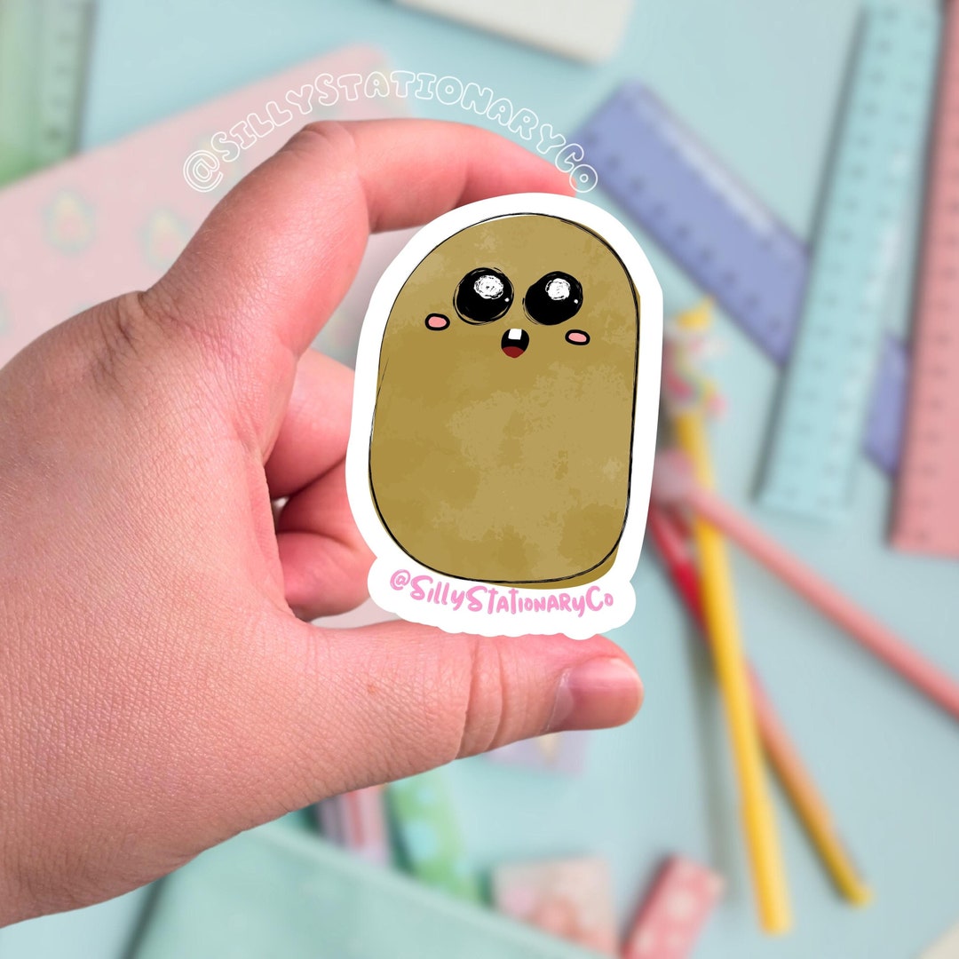 Henry Potato Doodle Sticker, Potato Sticker, Computer Sticker Potato ...
