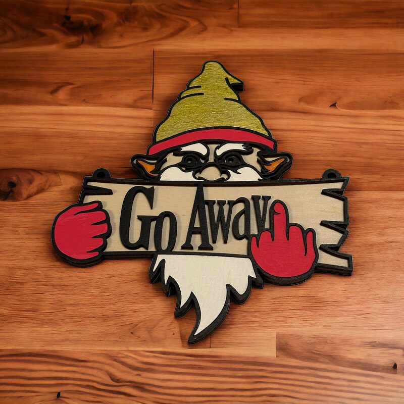 Naughty Gnome - Etsy