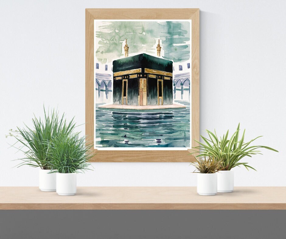 Islamic Poster, Kaaba, Digital Download, - Etsy