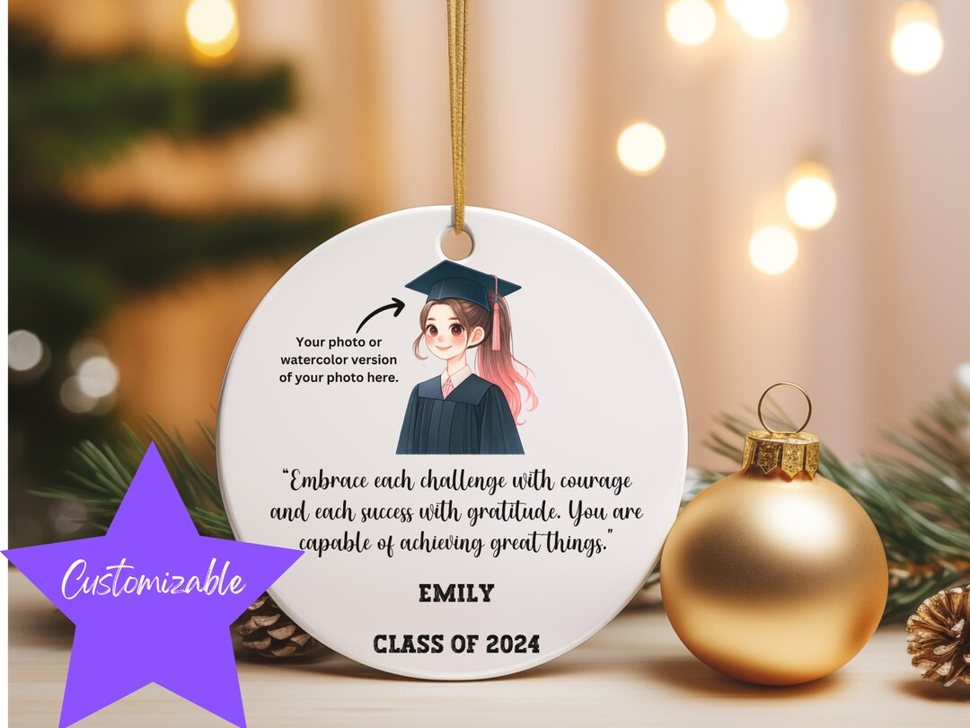 Custom Graduation Ornament, Graduation Gift, College, High School ...