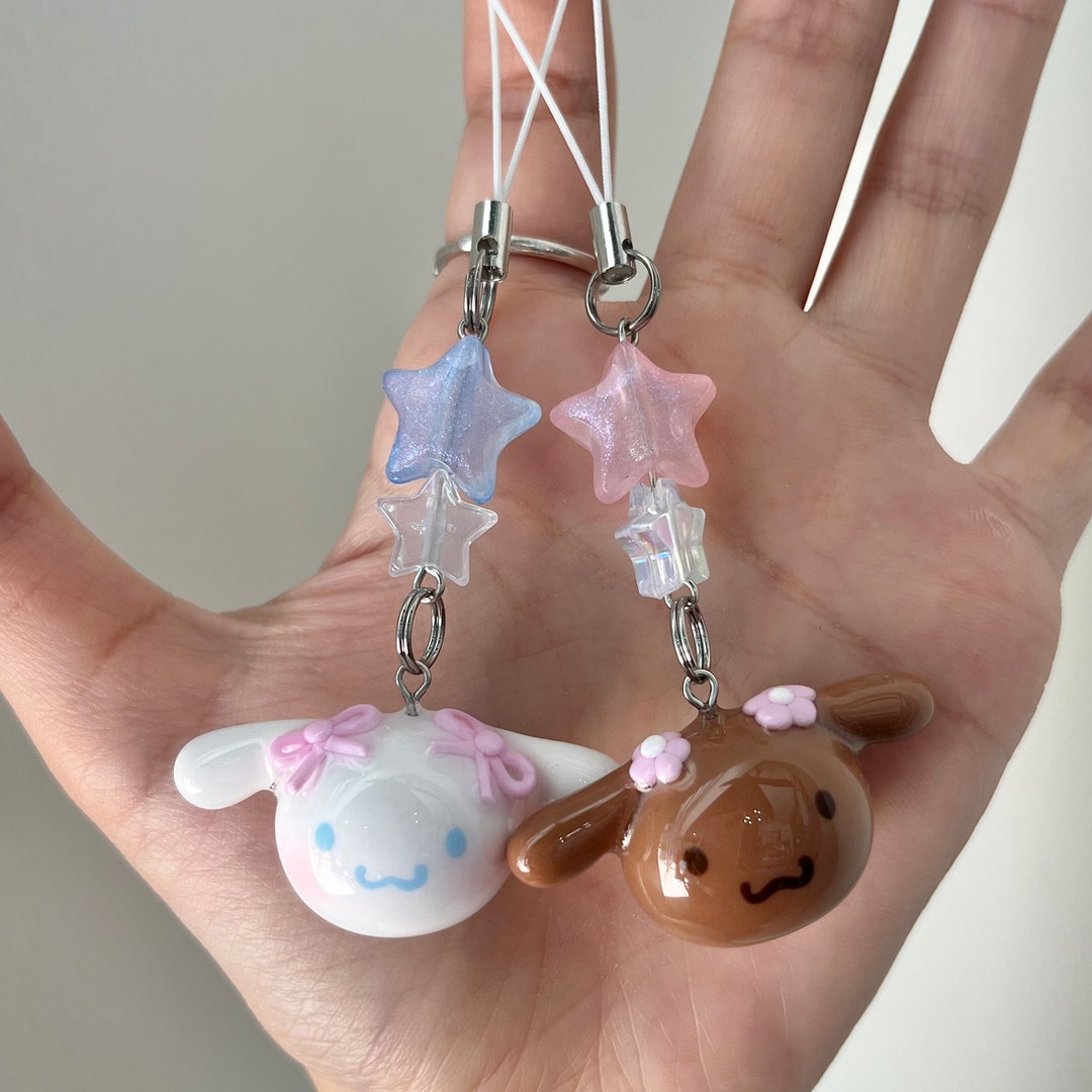 Cinnamoroll & Mocha Keychain - Etsy