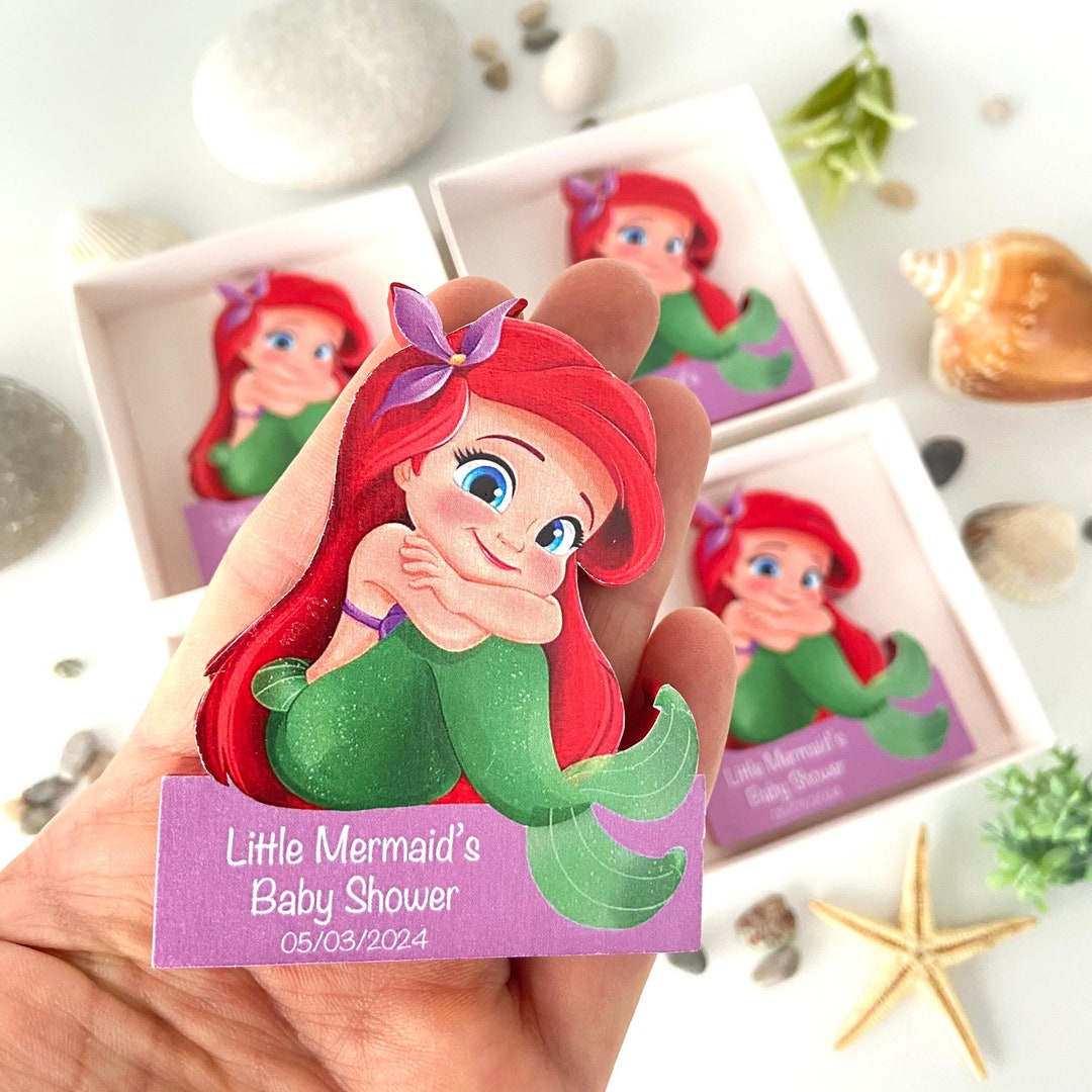 The Little Mermaid Magnet Party Favors, Little Mermaid Party, First ...