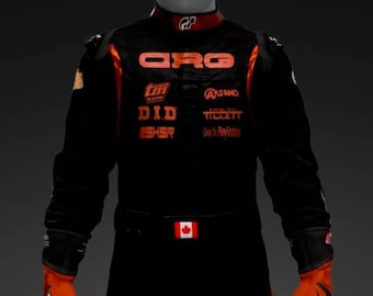 Custom Made Go Kart Racing Suit CIK/FIA Level-2 Approved With Digital Sublimation Printing With ...