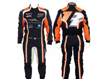 Custom Made Go Kart Racing Suit CIK/FIA Level-2 Approved With Digital Sublimation Printing With ...