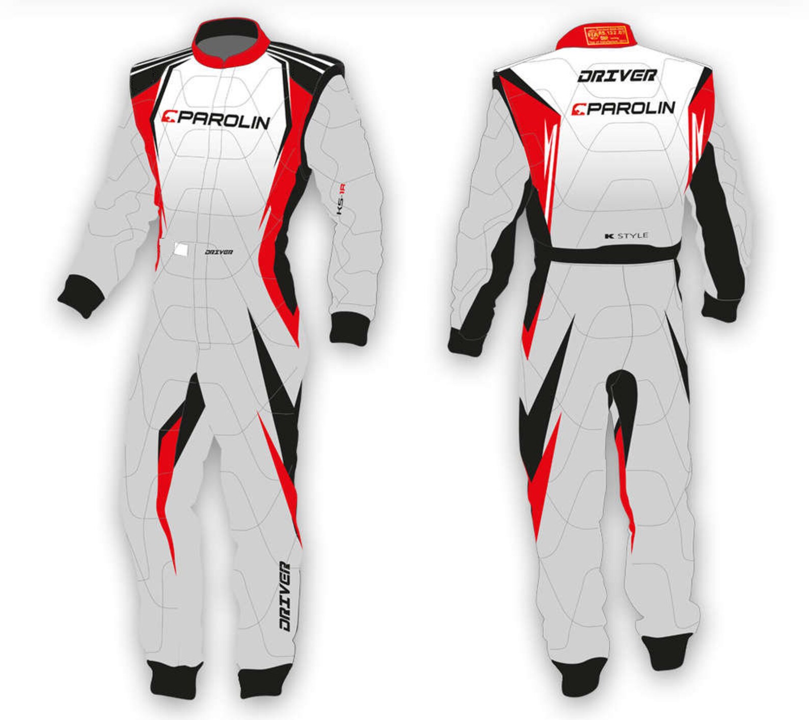 Custom Made Go Kart Racing Suit CIK/FIA Level-2 Approved With Digital ...