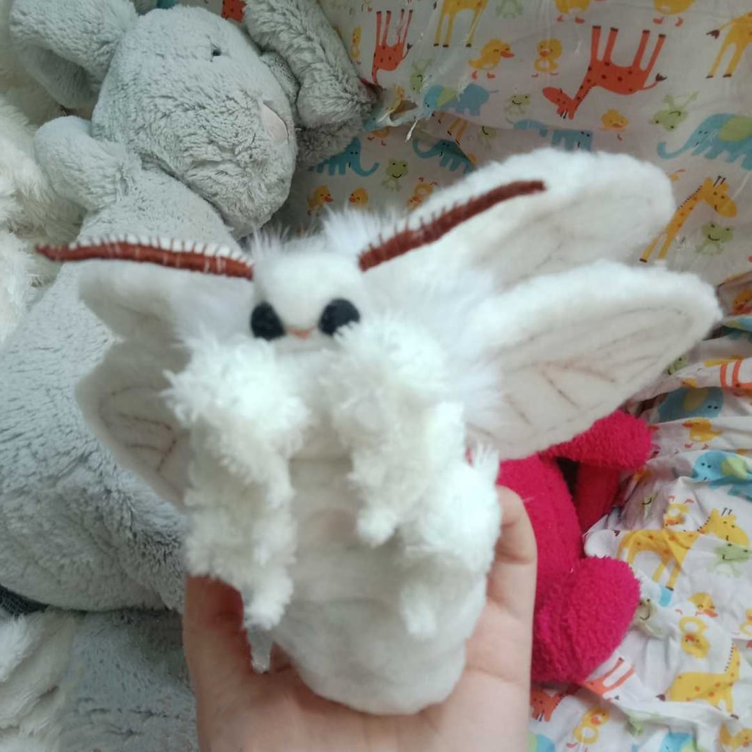 Adorable Plush Moth Hand Sewn Sculpted Felt Plushie - Etsy