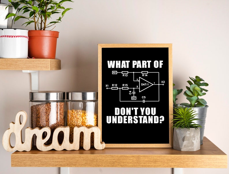 Electric Engineer Wall Poster What Part of Don't You Understand ...