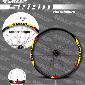 Bicycle Rim Stickers Sram. A Set of Stickers for the Rim in Any Color ...