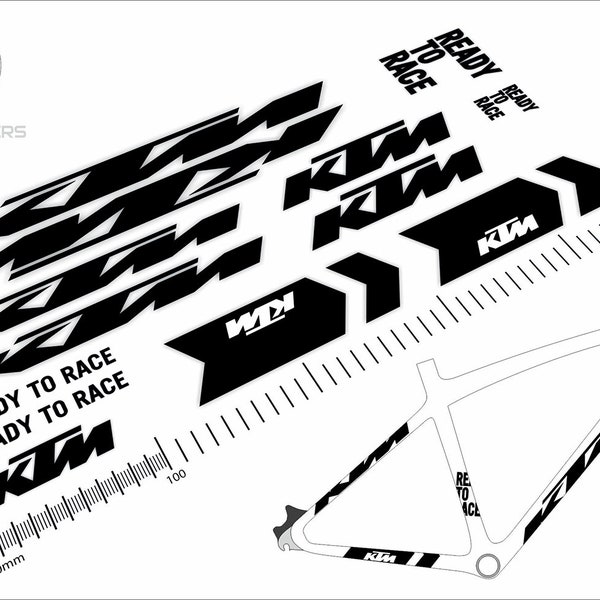 Ktm Bike Stickers - Etsy