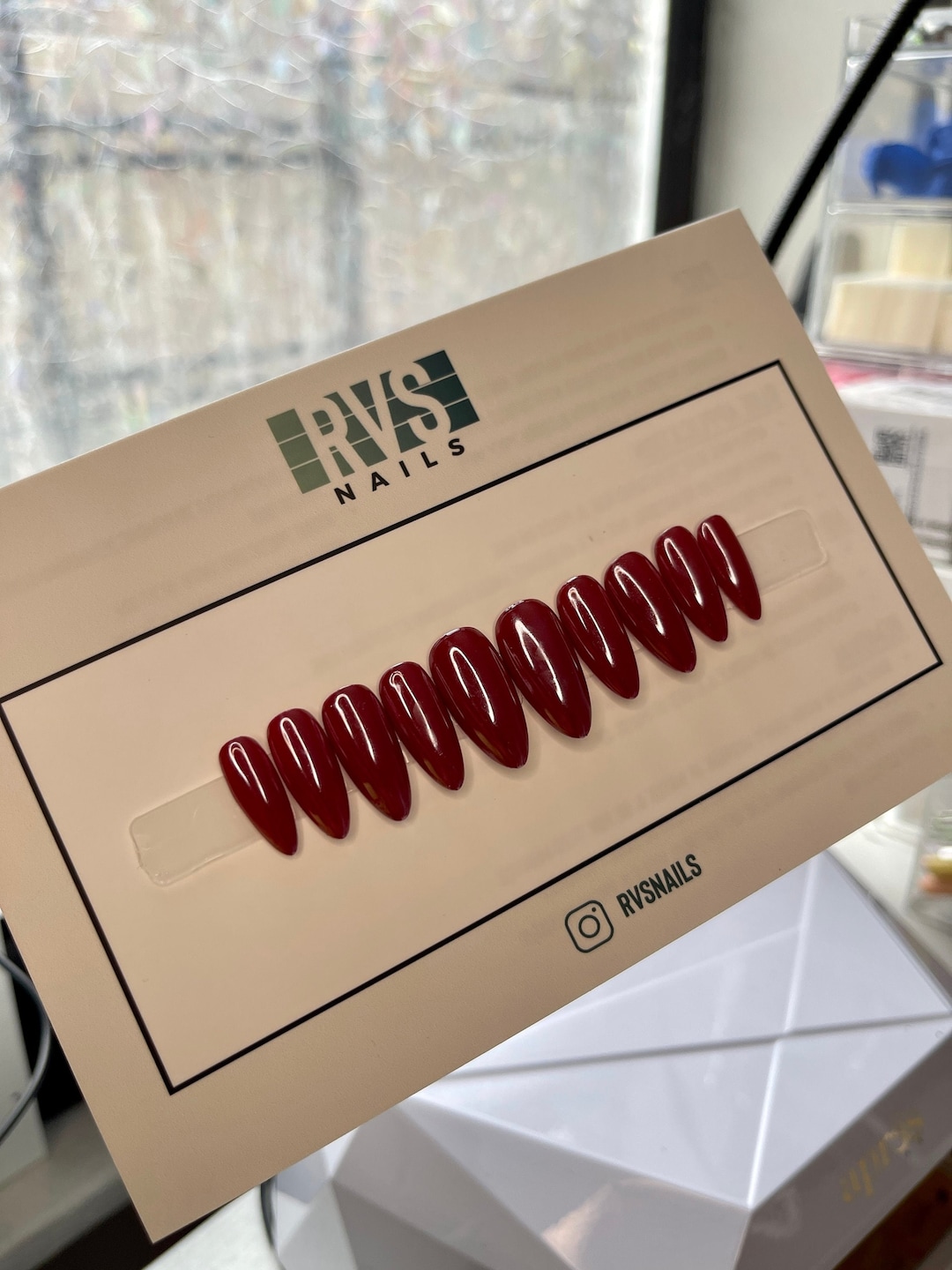 Custom Solid Color Press on Set, Deluxe Hand Painted Gel Press Ons - Etsy