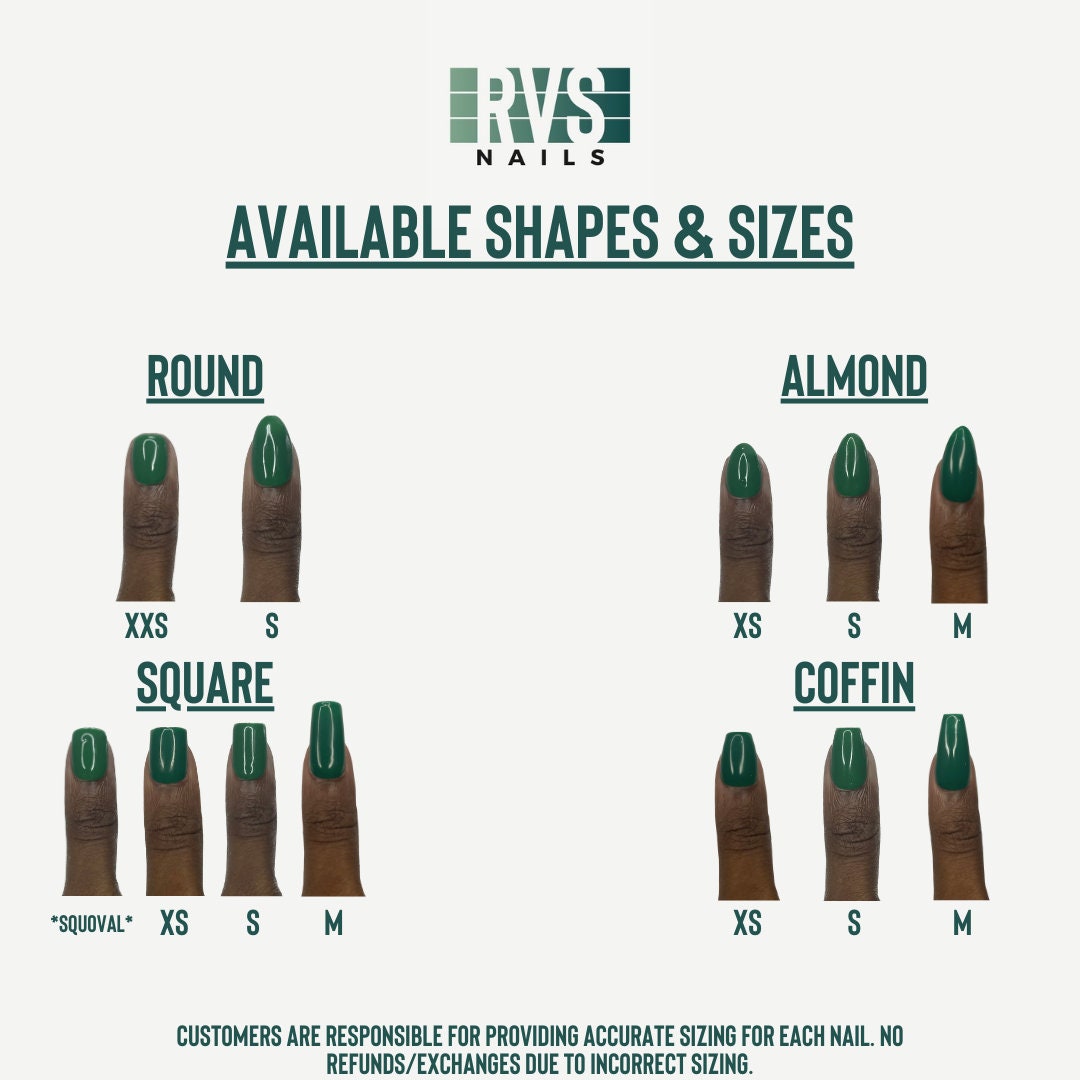 Deluxe Press on Sizing Kits - Etsy