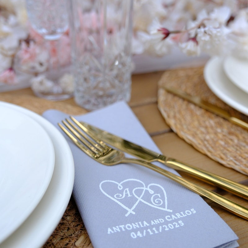 Personalized Napkins - Etsy