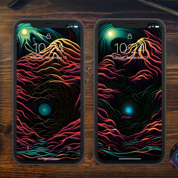 Topography Wallpaper for iPhone - Etsy