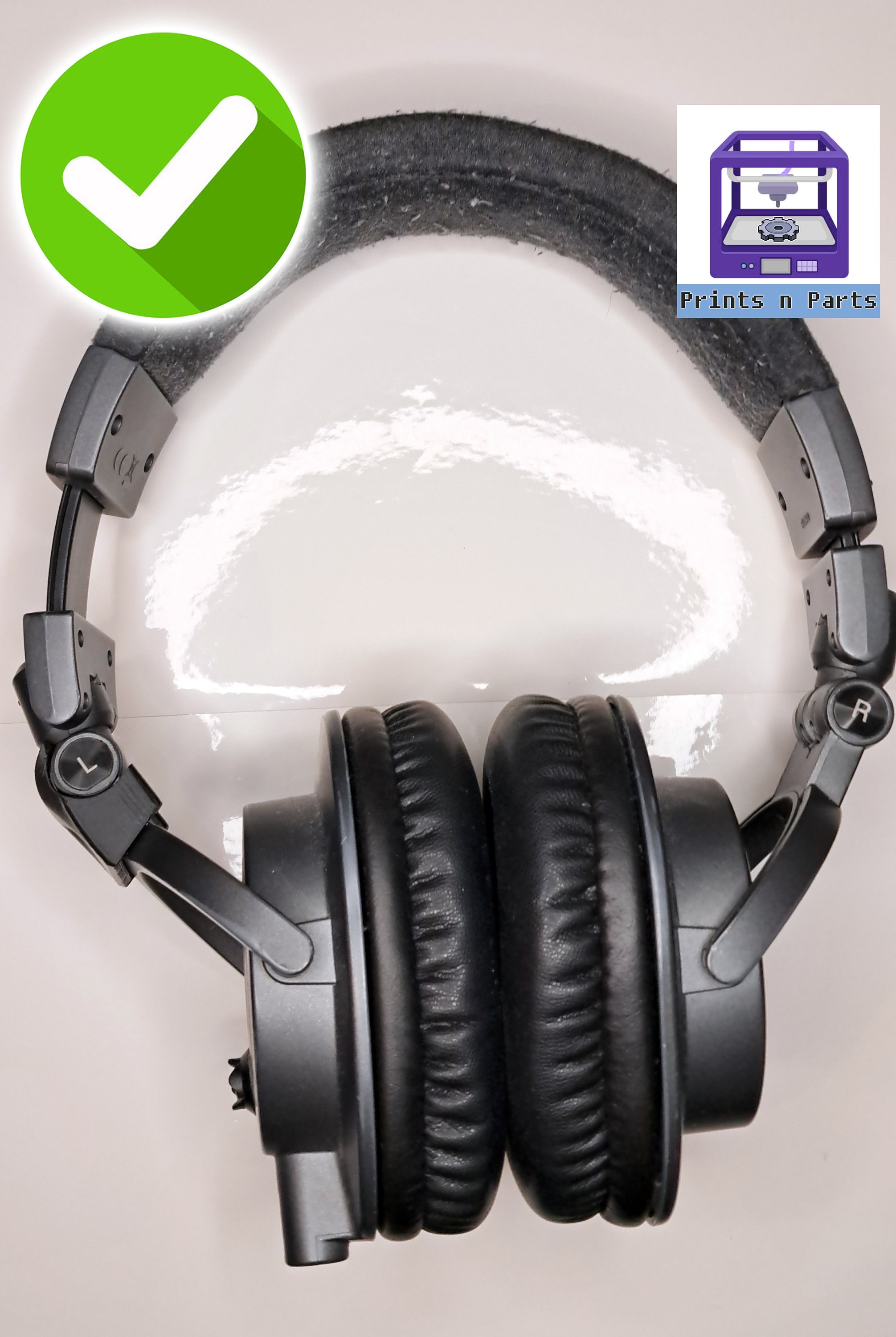 Audio Technica ATH-M50X Replacement Hinge Fix Repair- No Tools Required ...