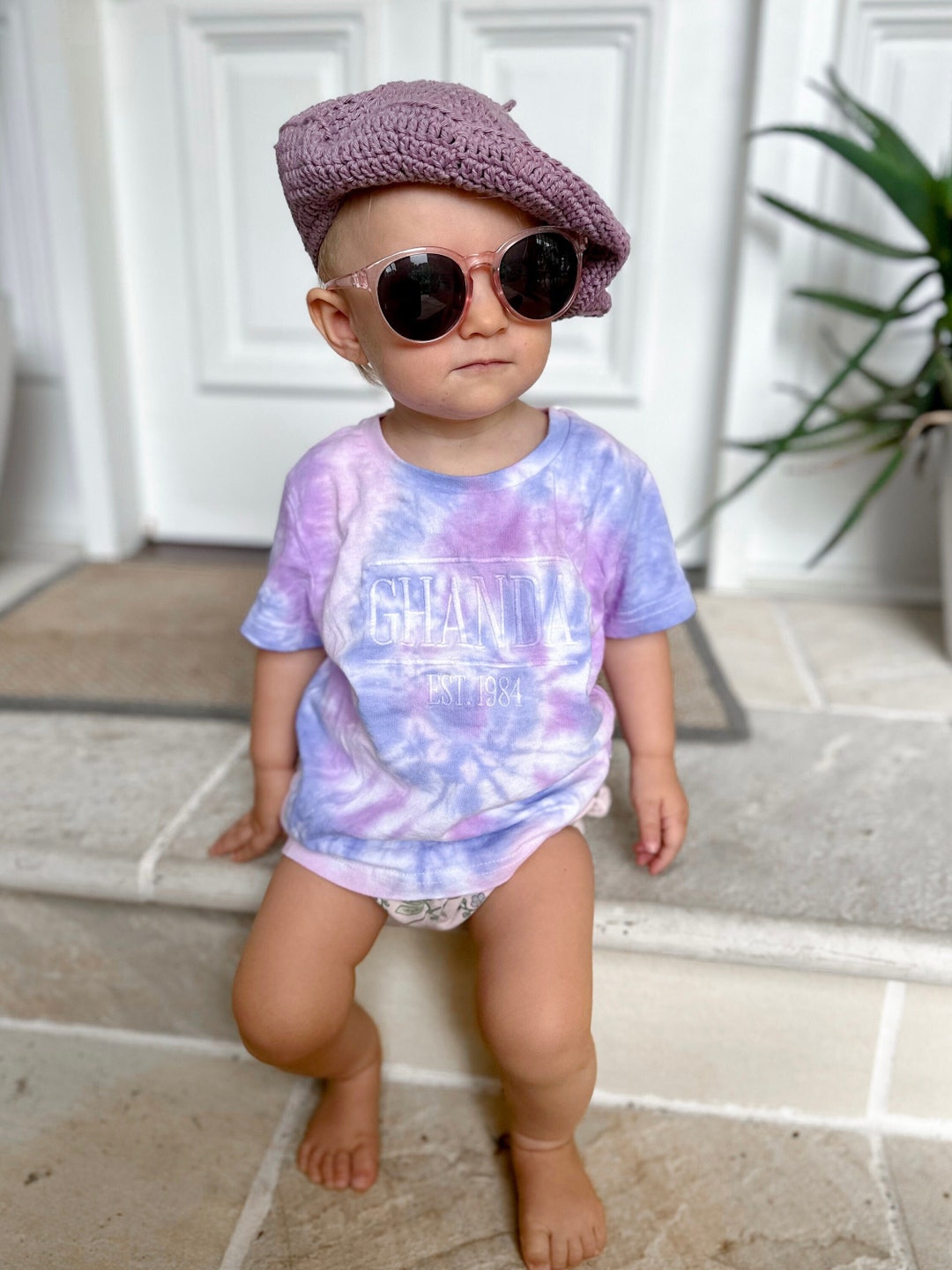 Bohemian Baby Beret Crochet Pattern - Etsy