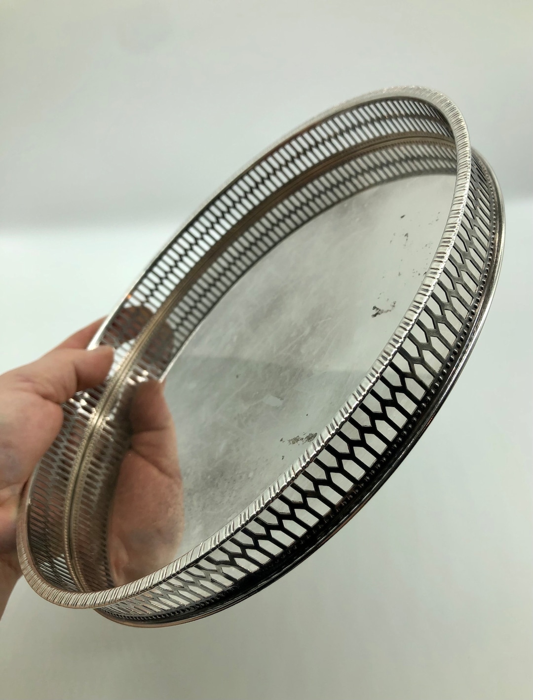 A Nice Silver Plated Serving Tray, Made by the English Brand Viners of ...