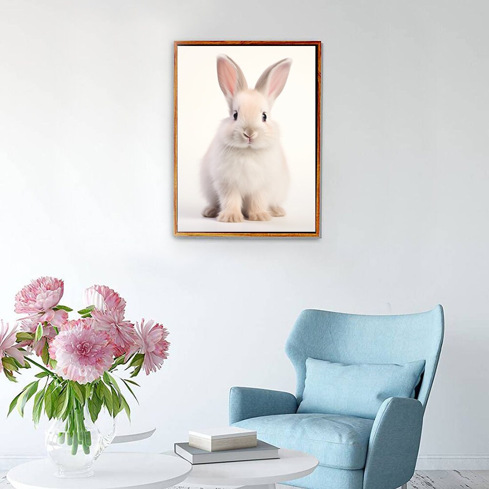 Baby Little Rabbit Farm Animal Poster Baby Shower Gift Easter Gift ...