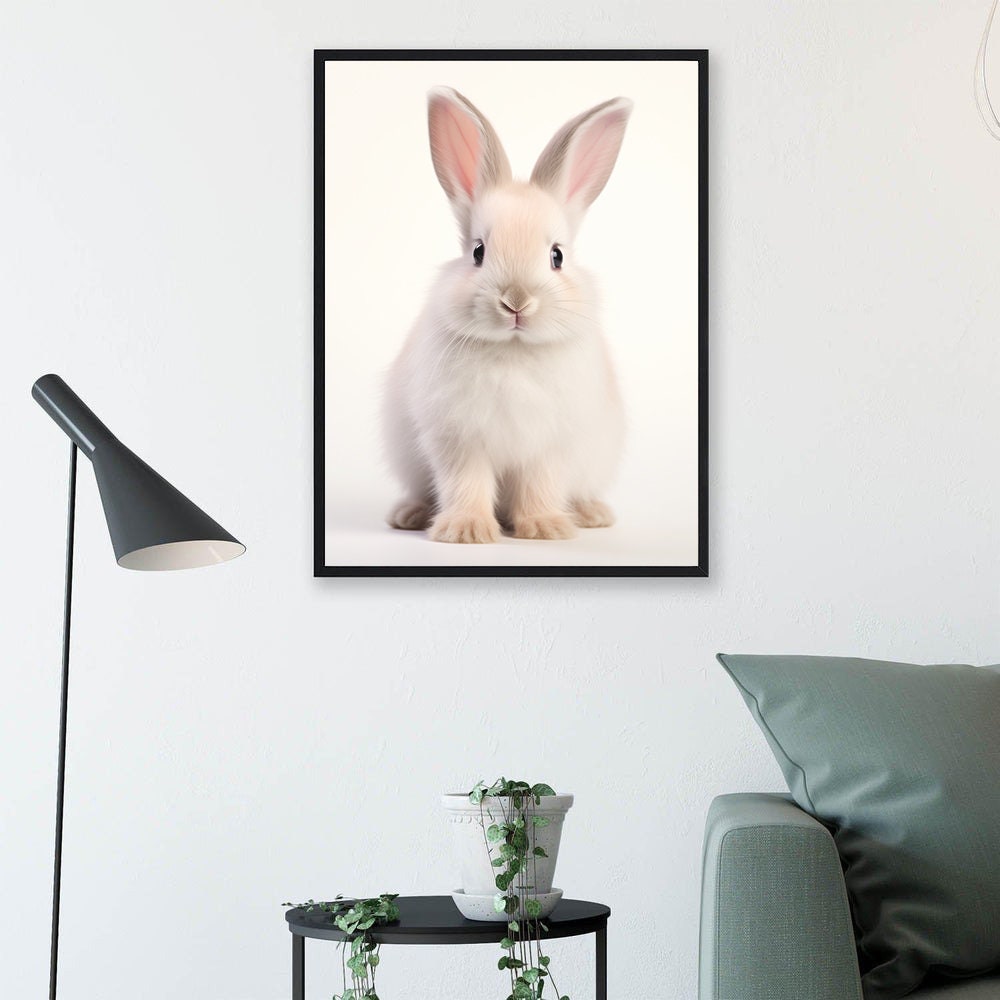 Baby Little Rabbit Farm Animal Poster Baby Shower Gift Easter Gift ...