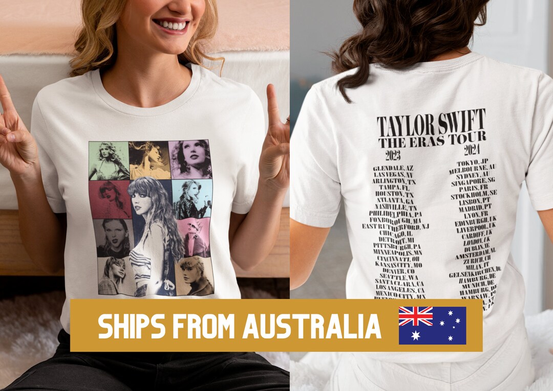 Taylor Swift Eras Tour Double-sided T-shirt, Eras Tour Merch, Eras Tour ...