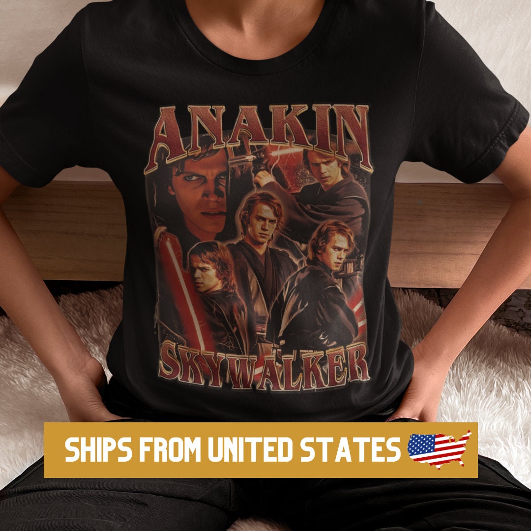 Anakin Skywalker Bootleg Rap Tee, Star Wars Merch, Disney, Gifts for ...