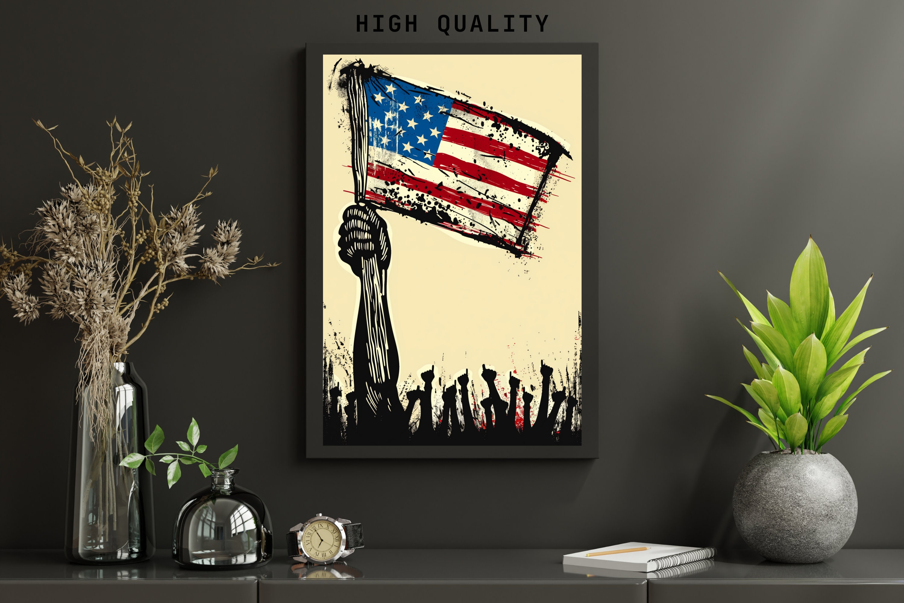 Independence Day Wall Art American Unique Atmosphere Equality Poster ...