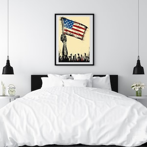 Independence Day Wall Art American Unique Atmosphere Equality Poster ...