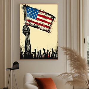 Independence Day Wall Art American Unique Atmosphere Equality Poster ...
