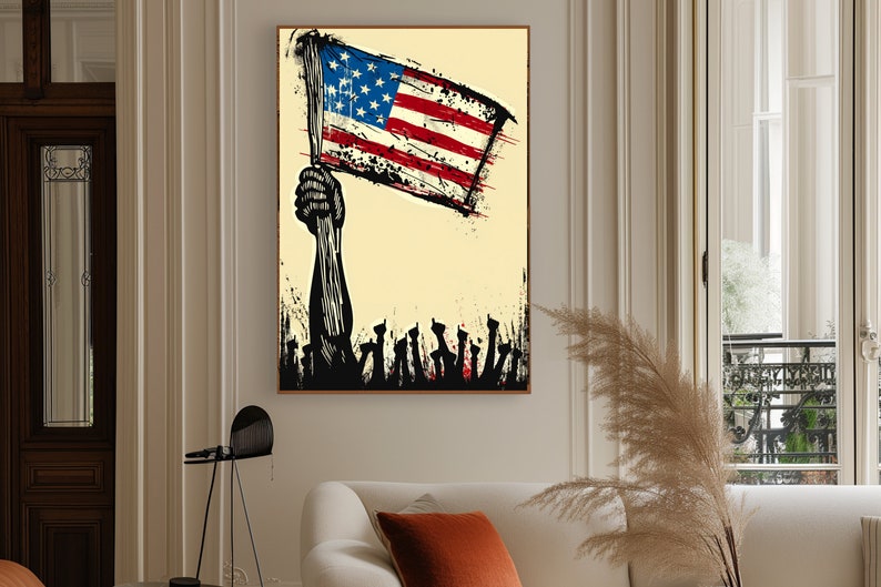 Independence Day Wall Art American Unique Atmosphere Equality Poster ...