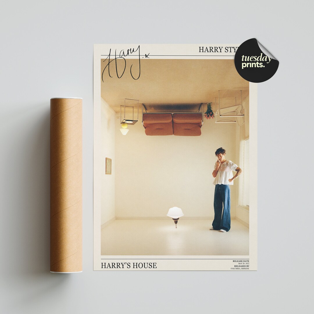 Harry's House Album Cover Poster / Styles / Custom Poster, Home Decor, Wall Art Print - Etsy