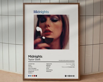 Folklore Album Cover Poster / Custom Poster, Home Decor, Wall Art Print ...