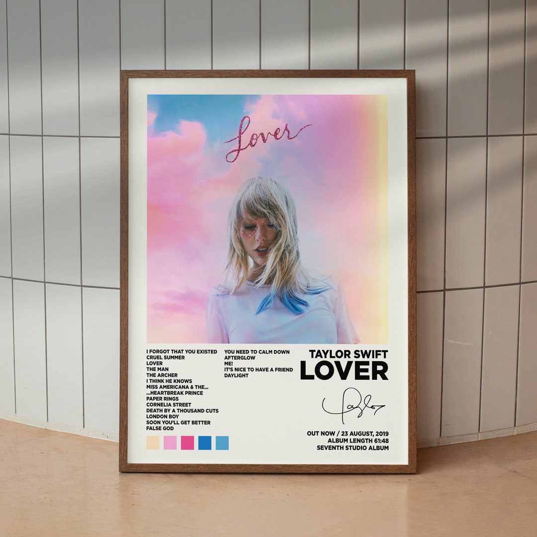 Lover Album Cover Poster / Custom Poster, Home Decor, Wall Art Print - Etsy