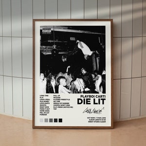 Playboi Carti / Die Lit Album Cover Poster / Custom Poster, Home Decor, Wall Art Print - Etsy