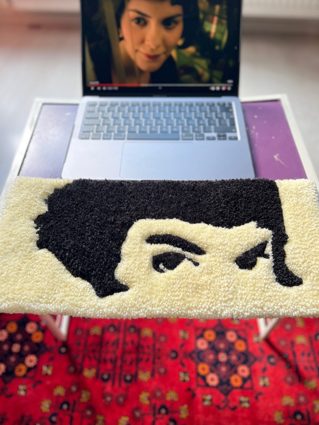 Amelie Keyboard Rug Hand Tufted Rug Keyboard Tufted Rug Rest Wrist Rug ...