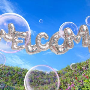 Silver Foil Balloon Alphabet PNG Letters Numbers 3D Aesthetic Clipart ...