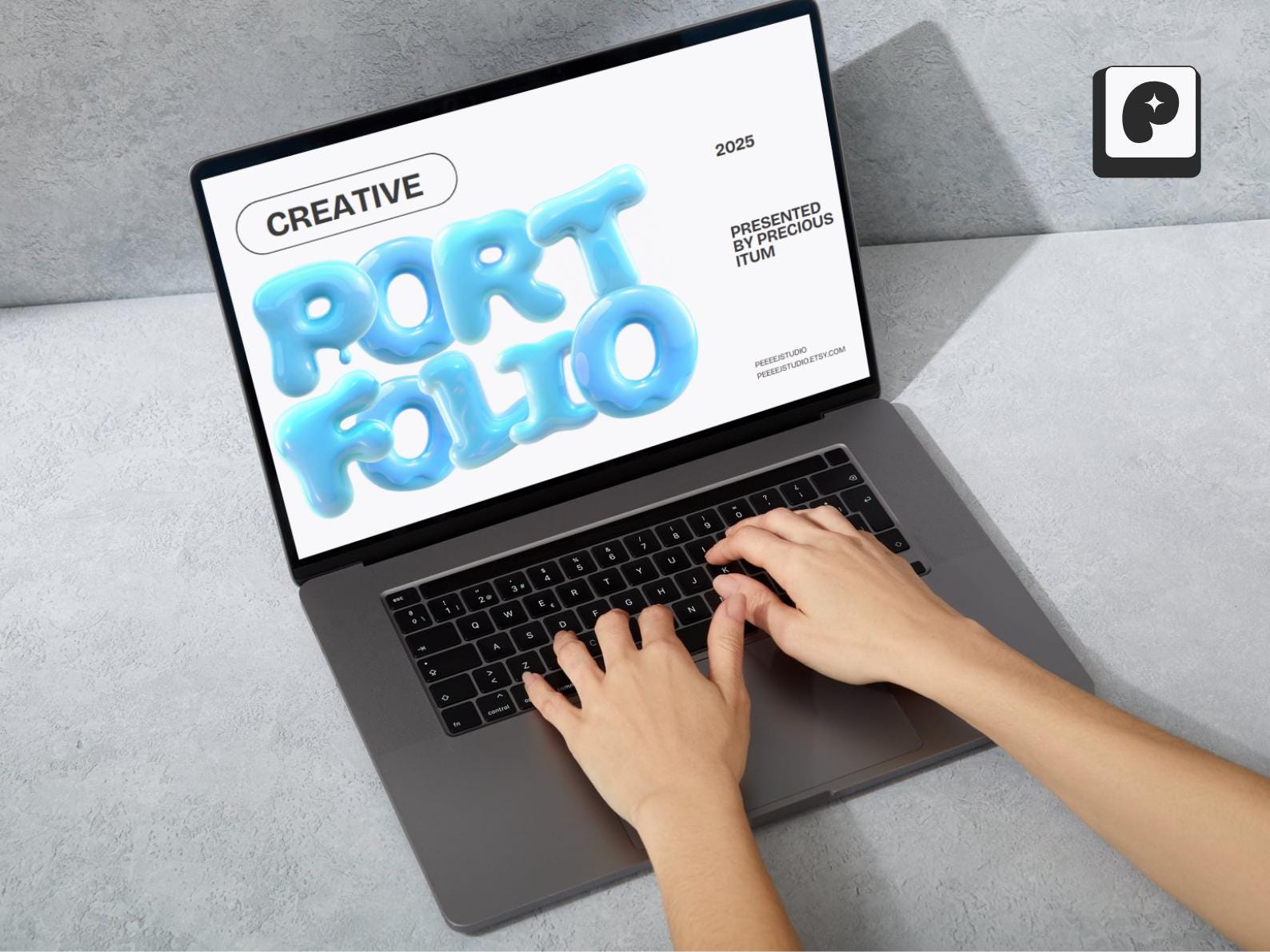 Clipart Letters PNG Glossy Blue Blob Alphabet 3D Font Clipart Digital ...