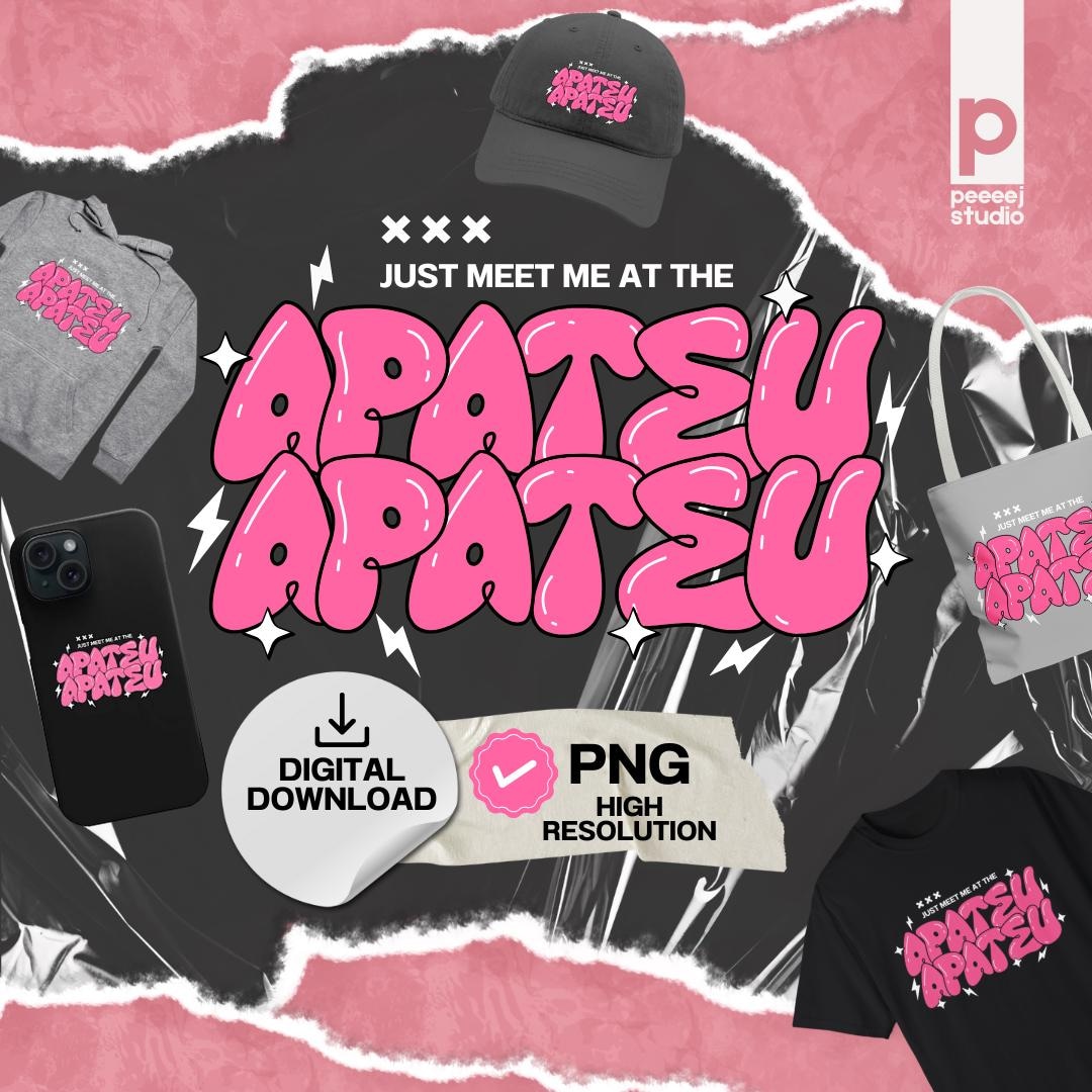 Apateu Kpop Digital Download High Resolution PNG Graffiti Style Design ...