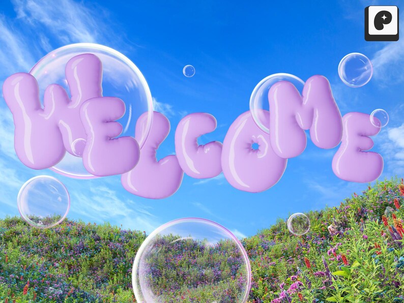 3D Letters PNG Pastel Bubble Alphabet Glossy Puffy Font Digital ...