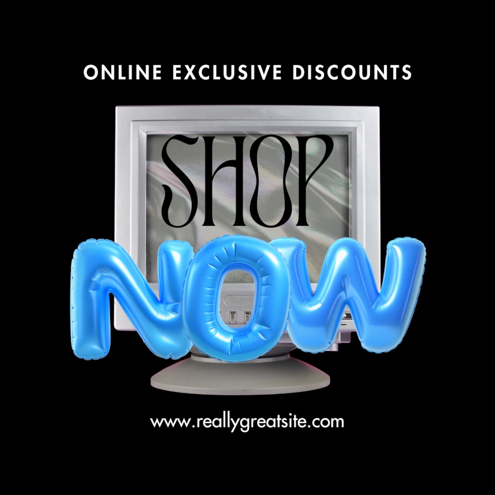 3D Shiny Blue Balloon Font Pack Perfect for Birthdays, Celebrations ...