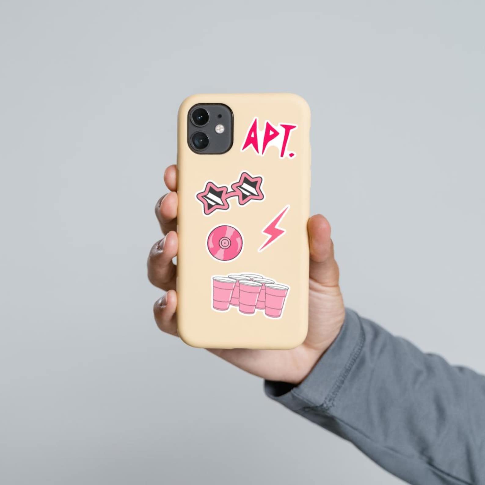 APT Inspired Kpop Sticker Pack Digital Download Fun Aesthetic PNG ...