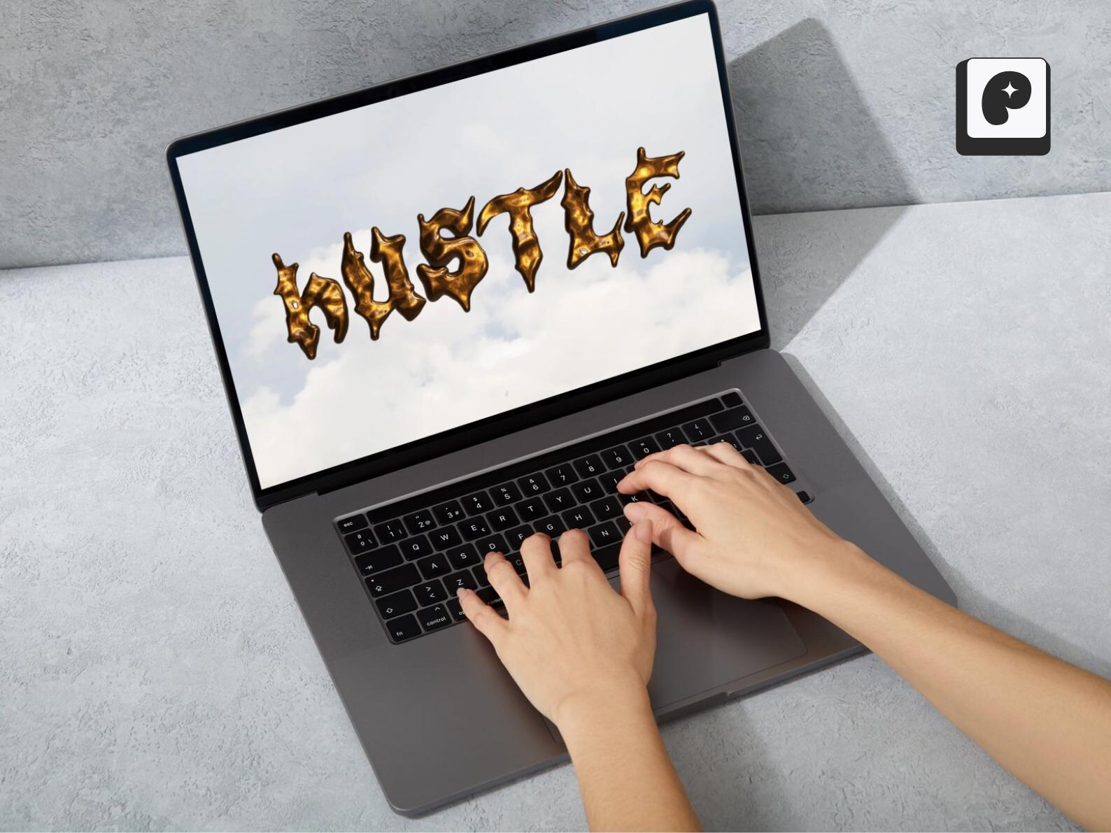 Metallic 3D Letters PNG Alphabet Molten Gold Vaporwave Font Digital ...