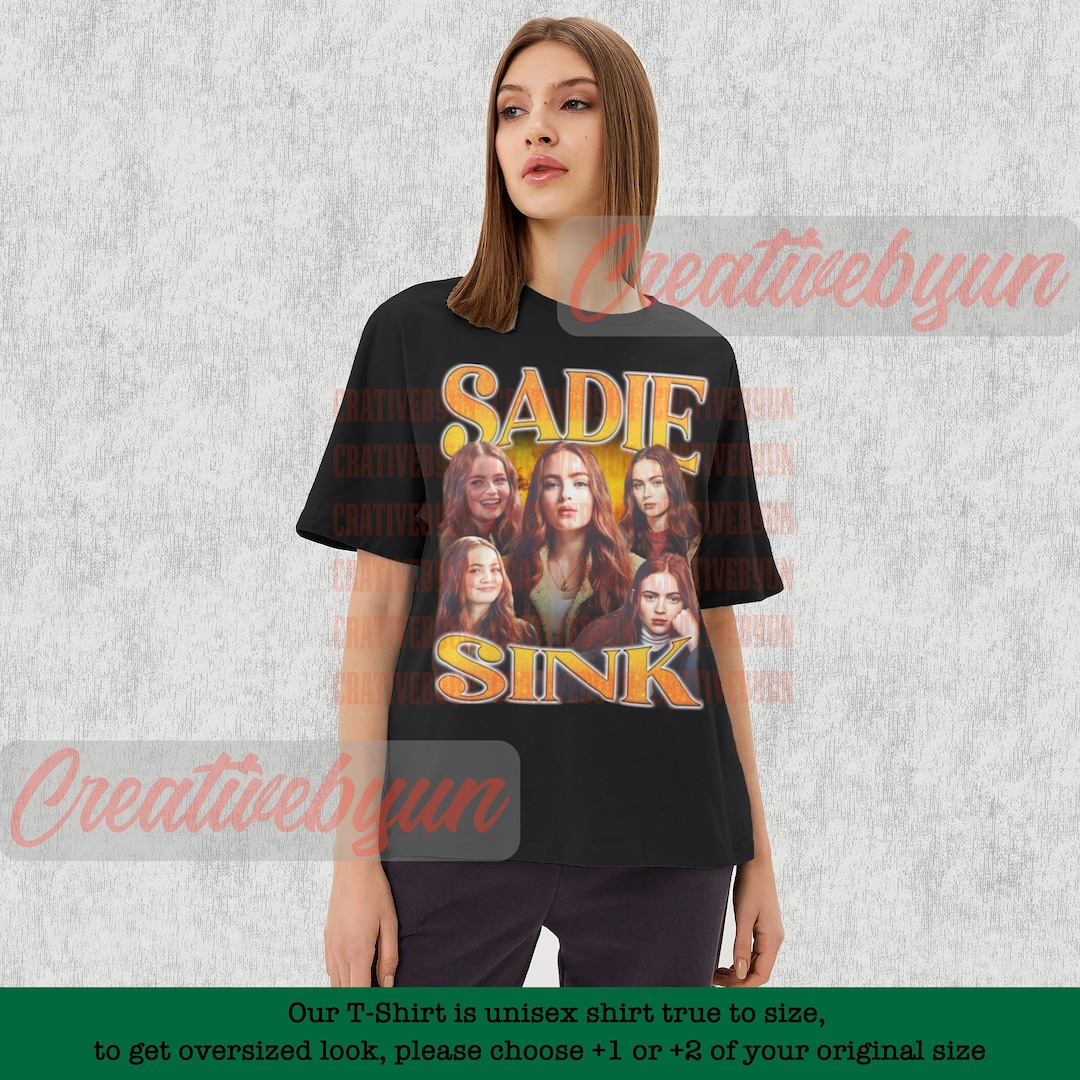 Sadie Sink Shirt, Sadie Sink Vintage Shirt, Sadie Sink Fan Shirt, Sadie ...