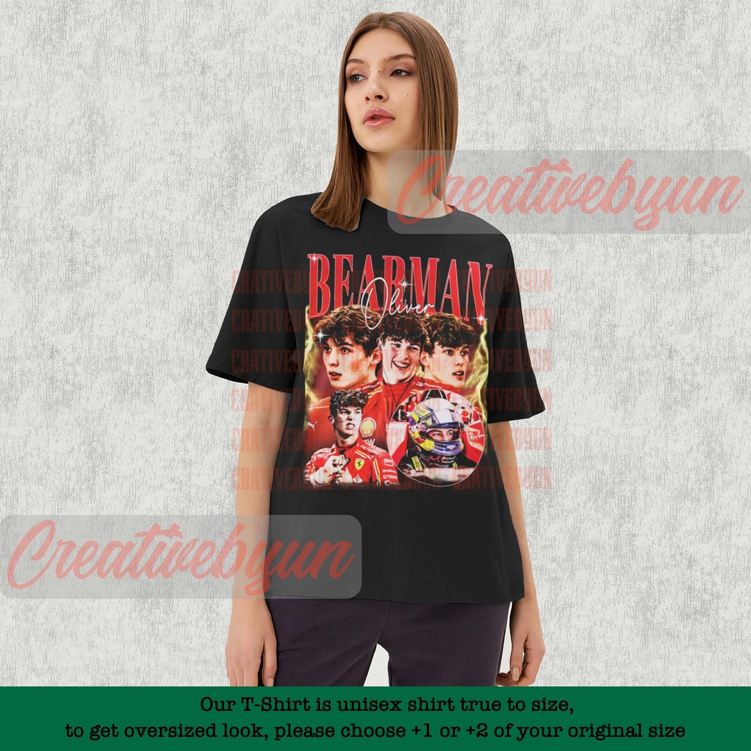 Oliver Bearman Shirt, Oliver Bearman Vintage Shirt, Oliver Bearman Fan ...