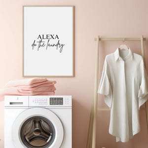 Alexa, Do the Laundry Print | Digital Download | Download, Print, Frame ...