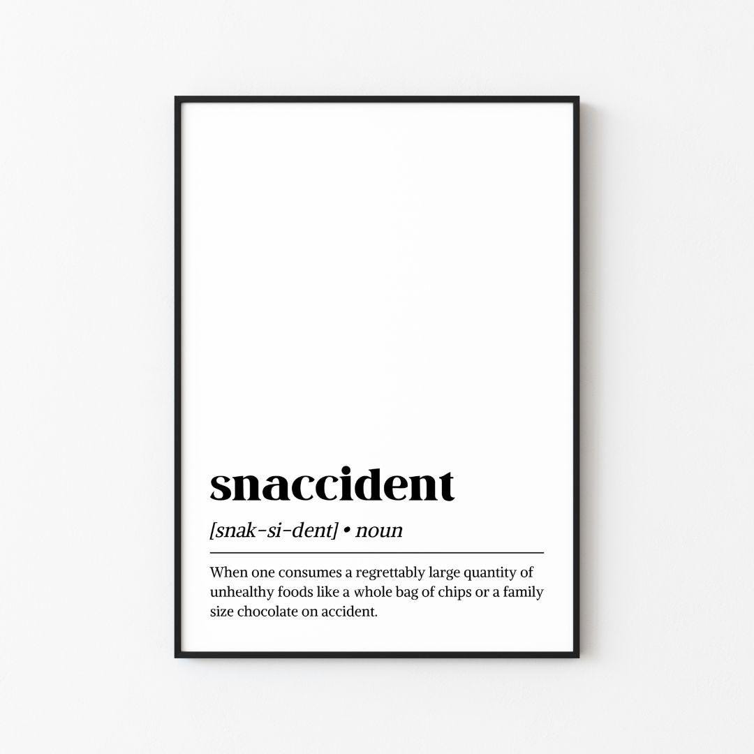 Snaccident Print | Definition Print | Digital Download | Bathroom ...