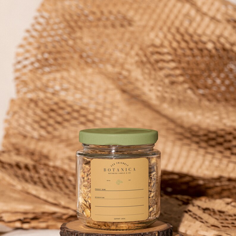 Eco Editable Label Template Local Produce, Printable, Sustainable Diy ...