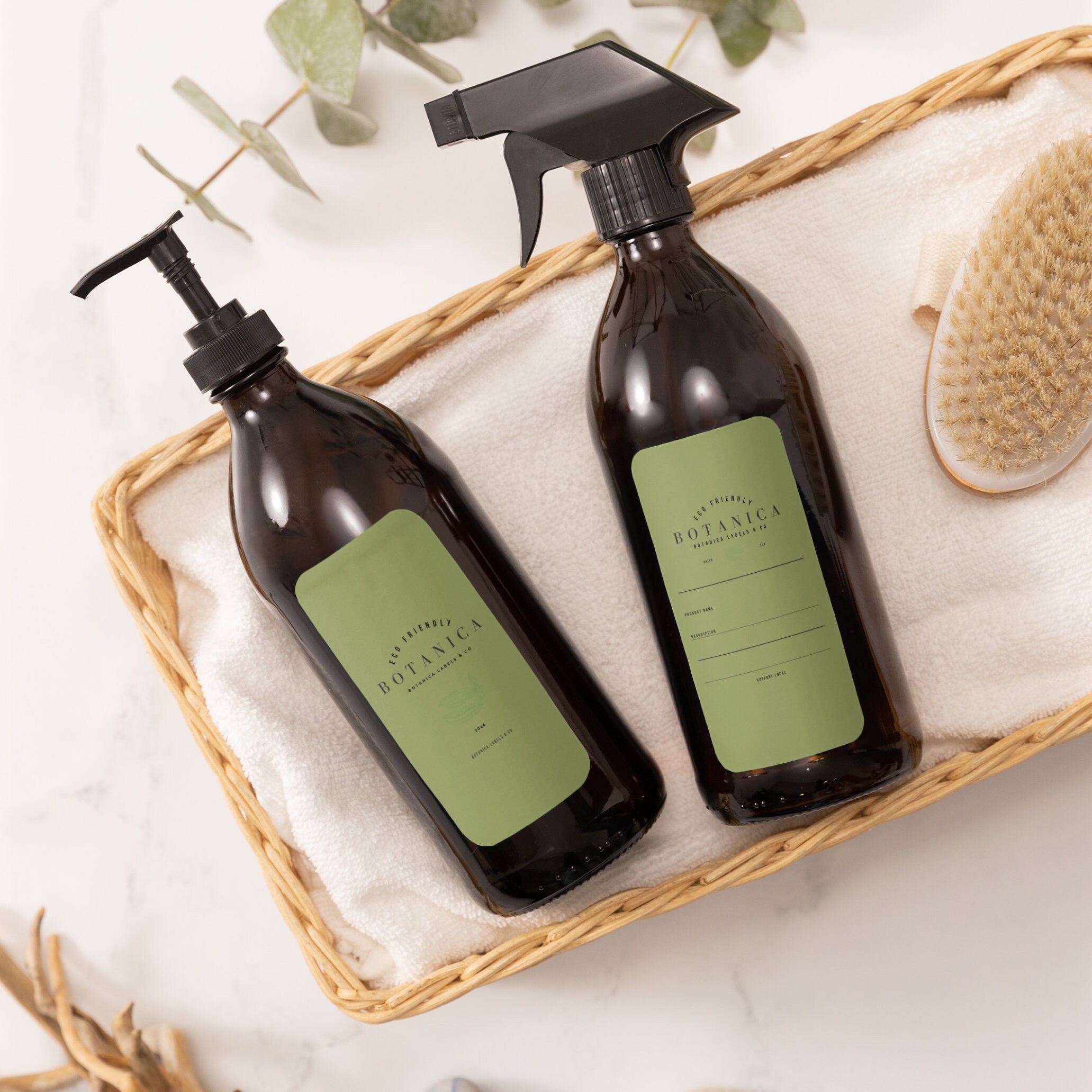 Eco Editable Label Template Local Produce, Printable, Sustainable Diy ...