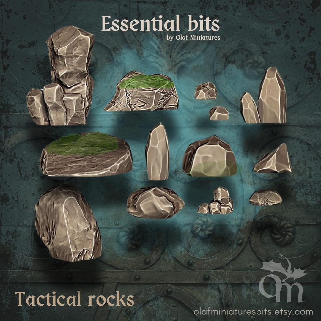 Tactical Rocks - Set of 13 Rocks - Etsy