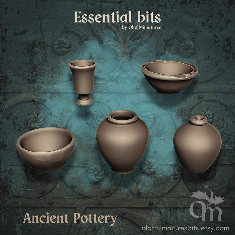 Ancient Pottery - Set of 5 or Singles - Etsy